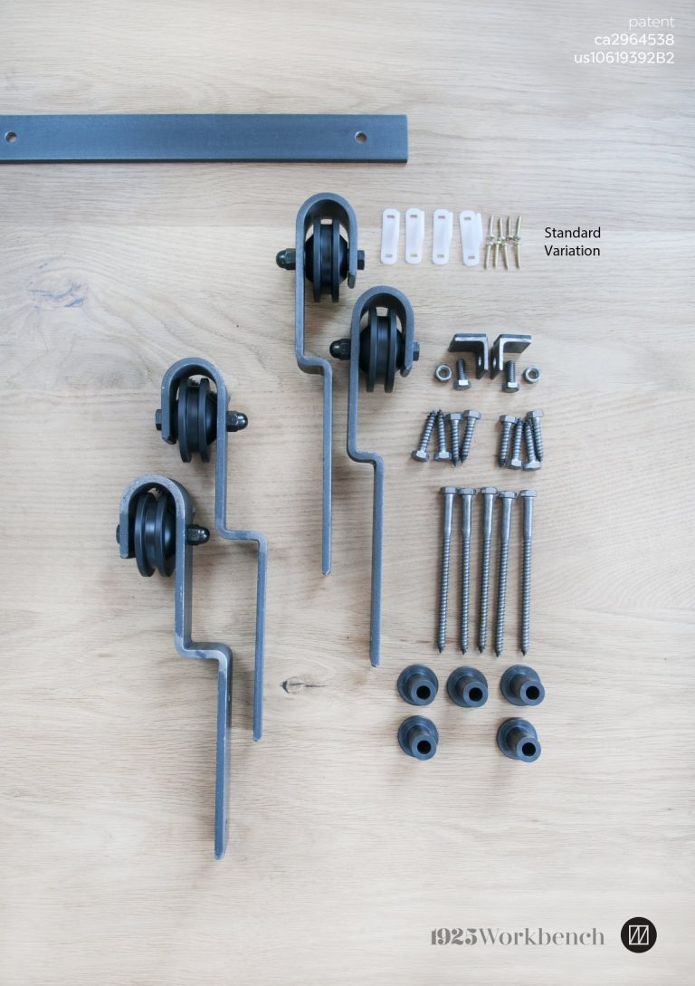 Single Track Bypass Barn Door Hardware – 1925Workbench Shop