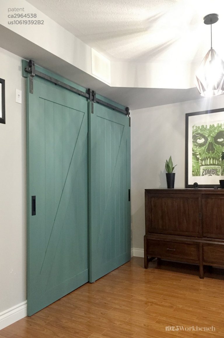 Single Track Bypass Barn Door Hardware – 1925Workbench Shop